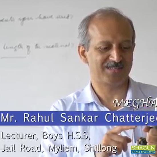 Mr. Rahul Sankar Chatterjee, Shillong Jail Road Boys Higher Secondary ...